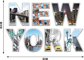 Samolepka na zeď New York | 42.5 x 65 cm | DSM3431
