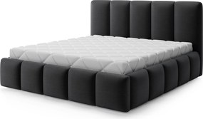 Postel Edvige + Dřevěný rám + plynový výtah + kontejner 180x200