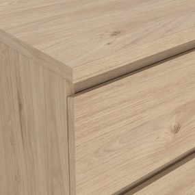 Komoda v dekoru dubu v přírodní barvě 77x76x50 cm Naia – Tvilum