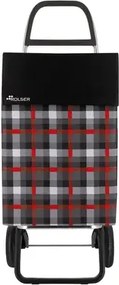 Rolser Jean Scottish 2 šedá / Nákupní taška na kolečkách / 2 kolečka /