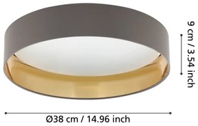 Eglo 99542 - LED Stropní svítidlo MASERLO LED/24W/230V