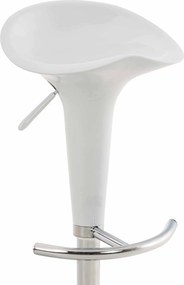 Barová židle Saddle – bílá
