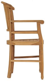 Zahradní židle 2 ks masivní teakové dřevo - Default Title