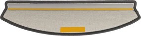 Schodové rohože 15 ks 65 x 24 x 4 cm tmavě šedé, půlkulaté, velké 133885