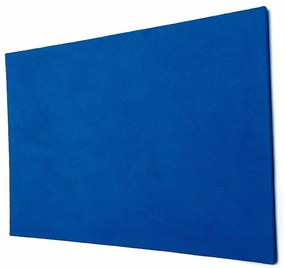 Textilní nástěnka bez rámu 120 x 90 cm (modrá)