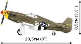 COBI 5869 II WW Mustang P-51B, 1:48, 155 k