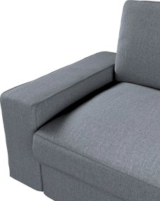 Potah na pohovku Kivik 3-místná nerozkládací barva šedá látka pletený vzor