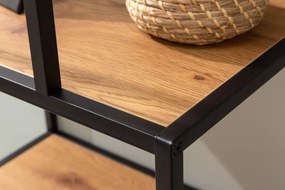 Designový regál Maille 185 x 77 cm divoký dub