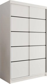 ADRK Furniture Posuvná skříň Lizi 120 SW-LIZ-120-WW