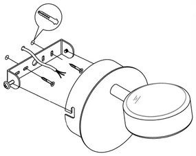 Eglo 95628 - LED Bodové svítidlo SALTO 1xLED/5,4W/230V