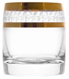 Bohemia Crystal Sklenice na pálenku Ideal se zlatým dekorem 60ml (set