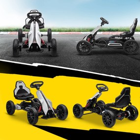 Motokára pro děti, elektrická motokára, do 5 km/h, bezpečnostní pás, sedadlo s opěradlem, plast, kov, bílá barva