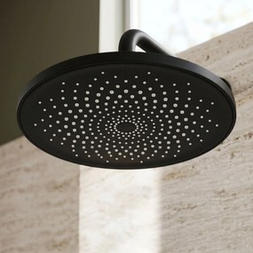 Rea Rea, kulatá dešťová sprchová hlavice, 225mm, JS-021B, černá, REA-P0615