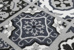 Protiskluzový běhoun Patchwork - šedý