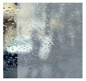 Samolepicí statická fólie na sklo, transparentní, Points White Static, 45 cm x 15 m