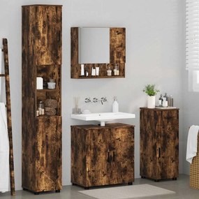 Sada koupelnového nábytku 4 ks Kouřový dub 61 x 35 x 64 cm 3392978