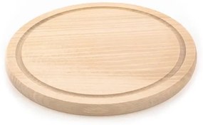 KOLIMAX - české nerezové nádobí Dřevěné kuchyňské prkénko KOLIMAX - kulaté, 22 x 1,6 cm