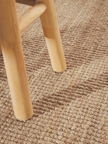 Hanse Home, Kusový koberec Jaipur 105974 Natur/Gold kruh, 200x200 (průměr) kruh, béžová, chodba / předsíň