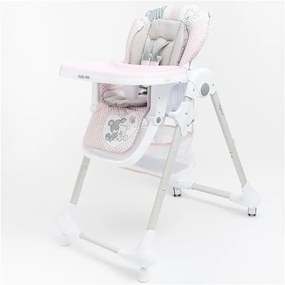 Jídelní židlička Baby Mix Infant pink