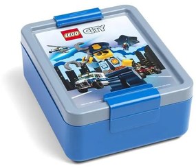 Lego Box na svačinu Modrá