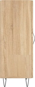vidaXL Příborník 34,5 x 34 x 90 cm kompozitní dřevo [828535] Barva: Betonová šedá