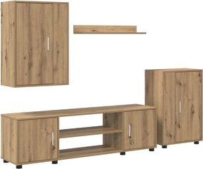 Sestava TV skříněk Artisanový dub Kompozitní dřevo 3397903