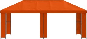 Zahradní altán 6 x 3 m Oranžová Polyester a ocel 190 gsm 3376015