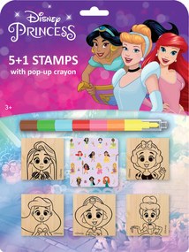 JIRI MODELS Razítka 5+1 s pop-up voskovou Disney Princezny 0l