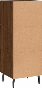 vidaXL Příborník 34,5 x 34 x 90 cm kompozitní dřevo [828627] Barva: Bílá