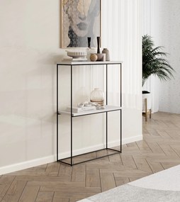 ADRK Konzolový stolek VELO B-WM 60, bílá mat/černá