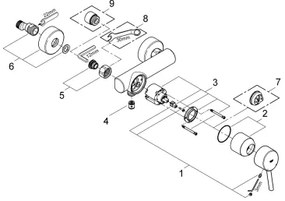 GROHE 32210001 - Sprchová baterie CONCETTO DN 15 lesklý chrom