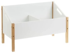 Bílá dětská knihovna 63x42 cm – Casa Selección