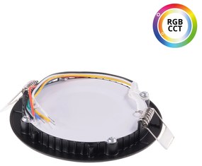 T-LED 102338 LED panel 24V 9W RGBCCT 24KB9 kulatý RGBCCT