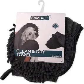 Epic Pet Clean and dry osuška šedá 76x40cm