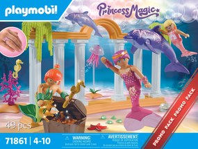 Playmobil 71861 mořské panny s delfíny a pokladem