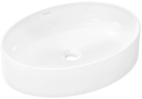 Hansgrohe Xuniva D - Umyvadlo na desku, 55x40 cm, bez přepadu, SmartClean, bílá 61072450