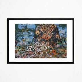 Kristýna Mládková | Lennonova zeď Rám: Černý, Velikost: 40 x 60 cm