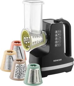 SENCOR SSG 4301BK černá / Kráječ / 5 nástavců / 150W