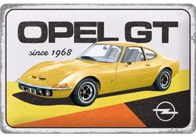Postershop Plechová cedule: Opel GT (since 1968) - 30x20 cm