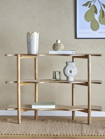 BLOOMINGVILLE Dřevěná knihovna RIVOLI hnědá 110 cm