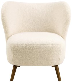 Designové lounge křeslo Crosby krémové