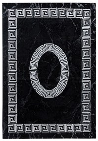 Ayyildiz, Kusový koberec Plus 8009 black, 160x230, černá, chodba / předsíň