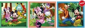 Clementoni PUZZLE Mickey a kamarádi / 3x48 dílků / od 5 let