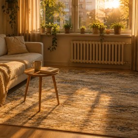 Protiskluzový koberec NOVO mramor béžový