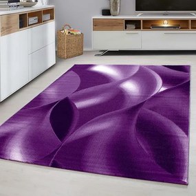 Breno Kusový koberec PLUS 8008 Lila, 200x290 cm, Fialová/Vícebarevné