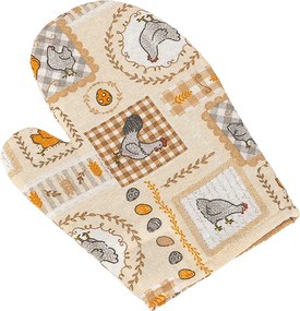 Bellatex Kuchyňská chňapka - Velikonoce Oranžová,Béžová 28x18 cm