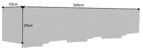 Massive home | Tv stolek Scorpion 160 cm mango black