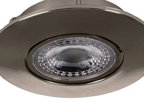 Eglo 75765 - SADA 3x LED Podhledové svítidlo ZUJAR LED/3,4W/230V chrom