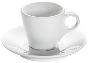 Bílý porcelánový hrnek s podšálkem Maxwell &amp; Williams Basic Espresso, 70 ml