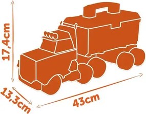 SMOBY Kamion s nářadím a vrtačkou Black+Decker / Jeřáb / 43 cm / od 3